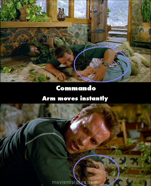 Commando (1985) movie mistake picture (ID 130148)