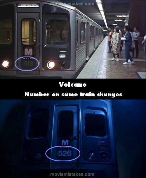 Volcano (1997) movie mistake picture (ID 135830)