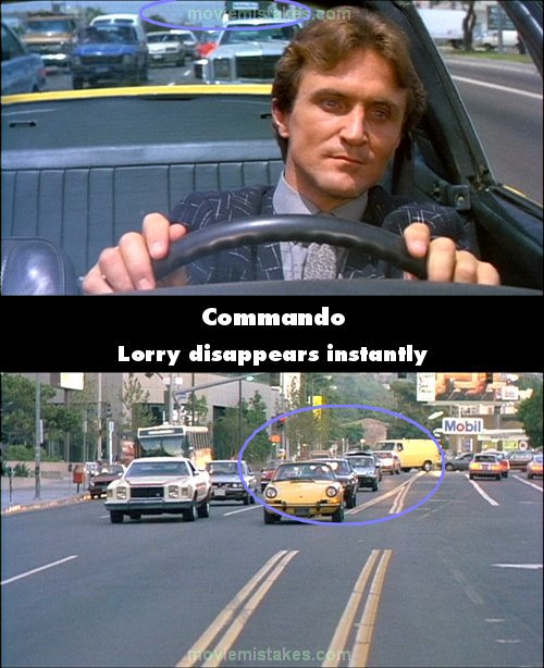 Commando (1985) movie mistake picture (ID 138632)