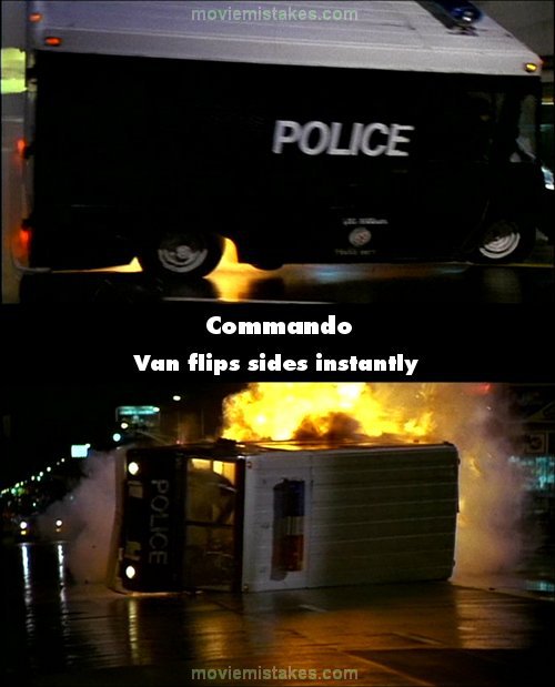 Commando (1985) movie mistake picture (ID 138704)