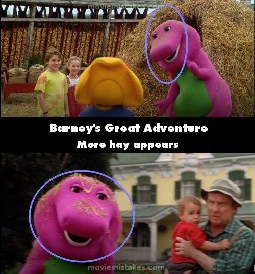 Barney's Great Adventure (1998) movie mistake picture (ID 176820)