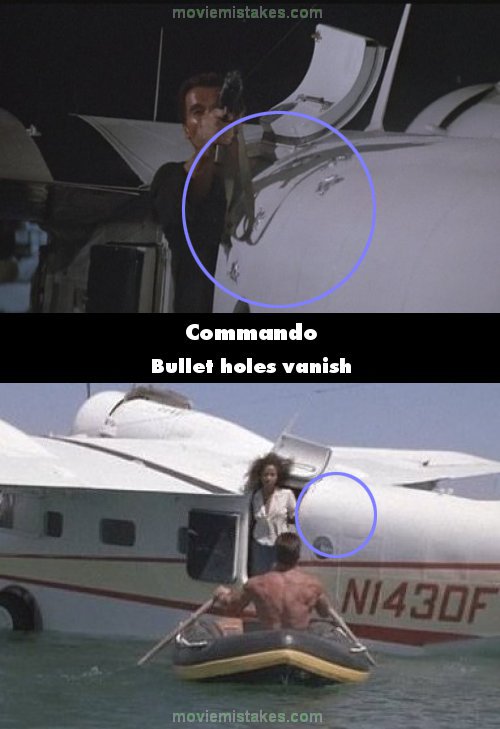 Commando (1985) movie mistake picture (ID 1804)