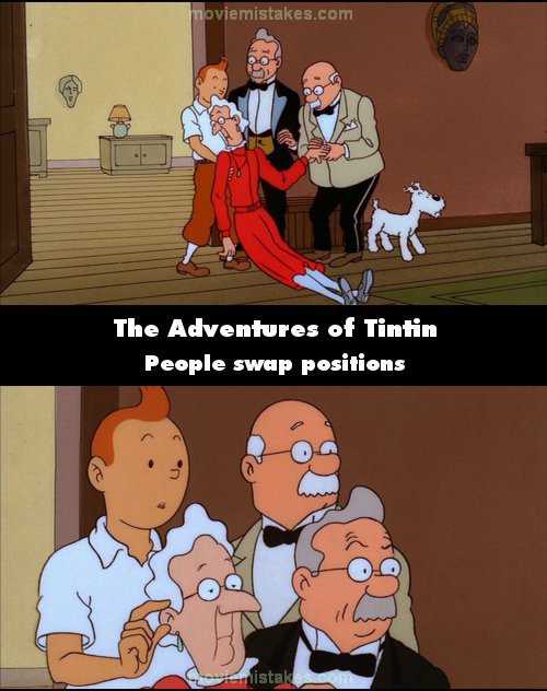 The Adventures of Tintin (1991) TV mistake picture (ID 182693)