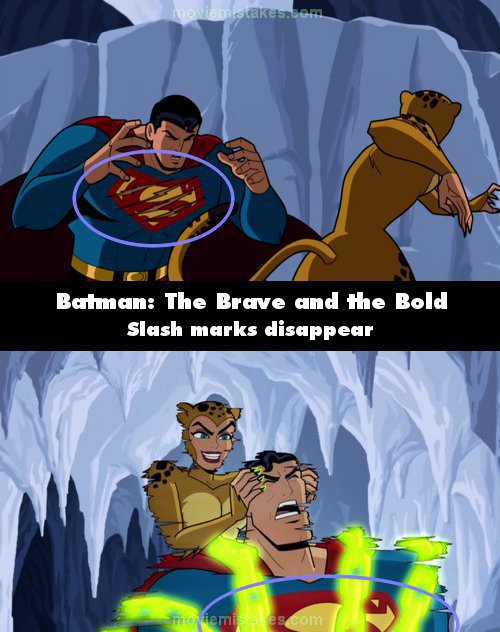 Batman: The Brave and the Bold (2008) TV mistake picture (ID 183746)