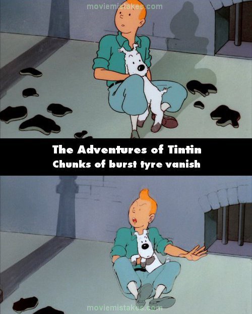 The Adventures of Tintin (1991) TV mistake picture (ID 183963)
