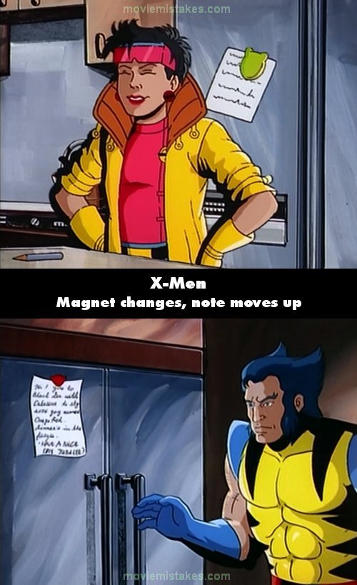 X-Men (1992) TV mistake picture (ID 201378)