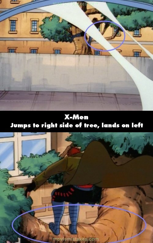 X-Men (1992) TV mistake picture (ID 207256)