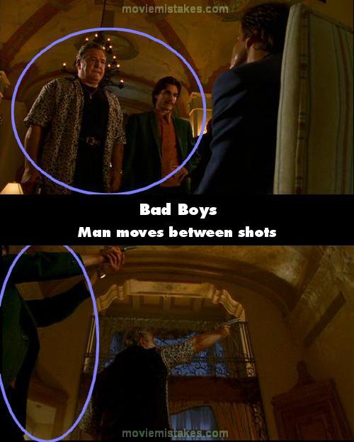 Bad Boys (1995) mistakes