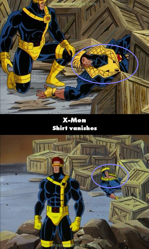 X-Men (1992) TV mistake picture (ID 210722)