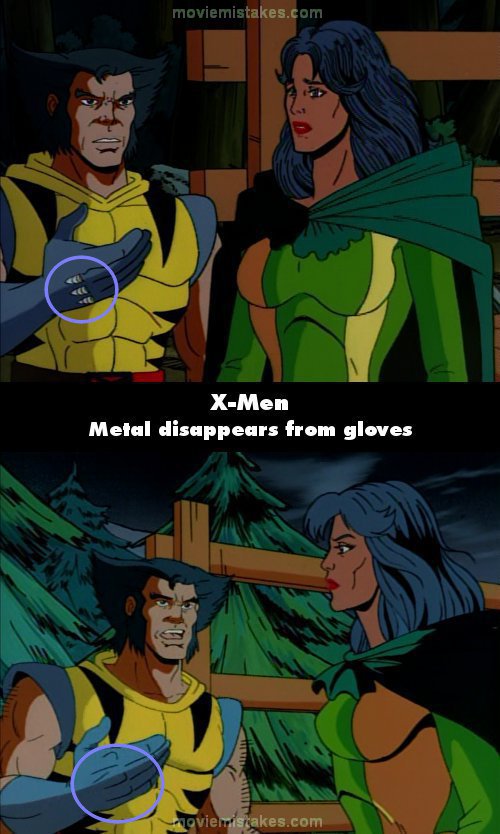 X-Men (1992) TV mistake picture (ID 210933)