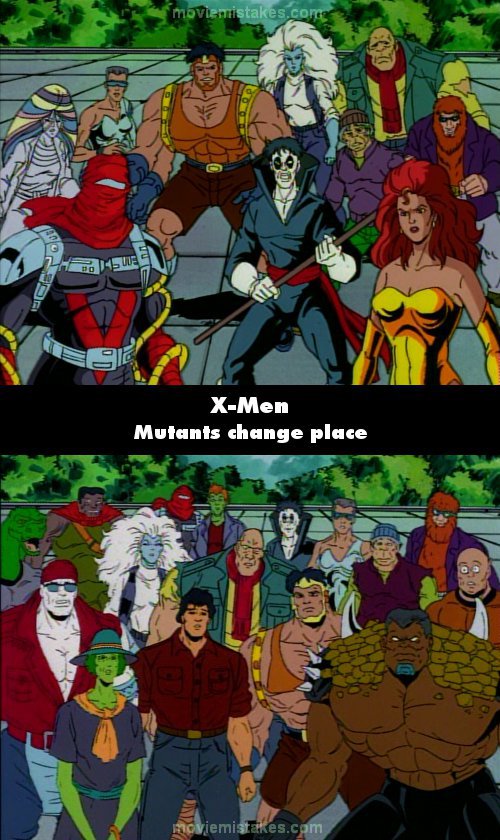 X-Men (1992) TV mistake picture (ID 212519)
