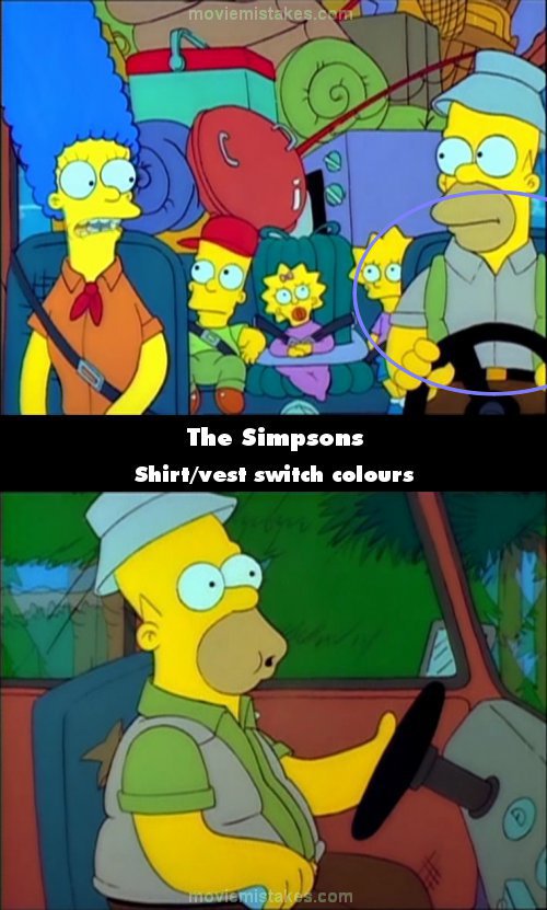 The Simpsons (1989) TV mistake picture (ID 213842)