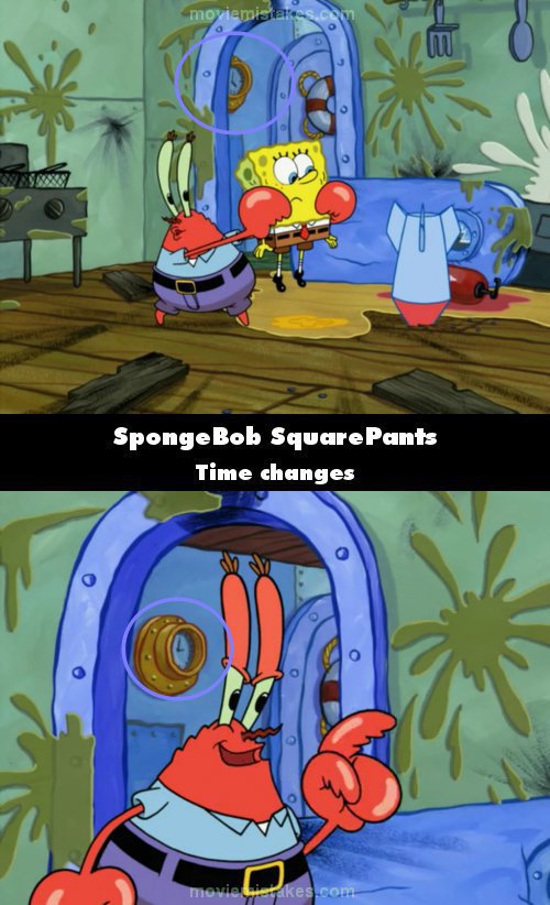 SpongeBob SquarePants (1999) TV mistake picture (ID 234028)