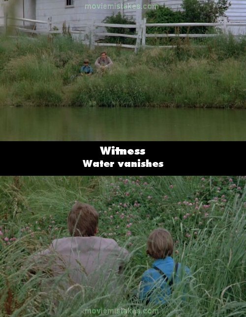 Witness (1985) mistakes