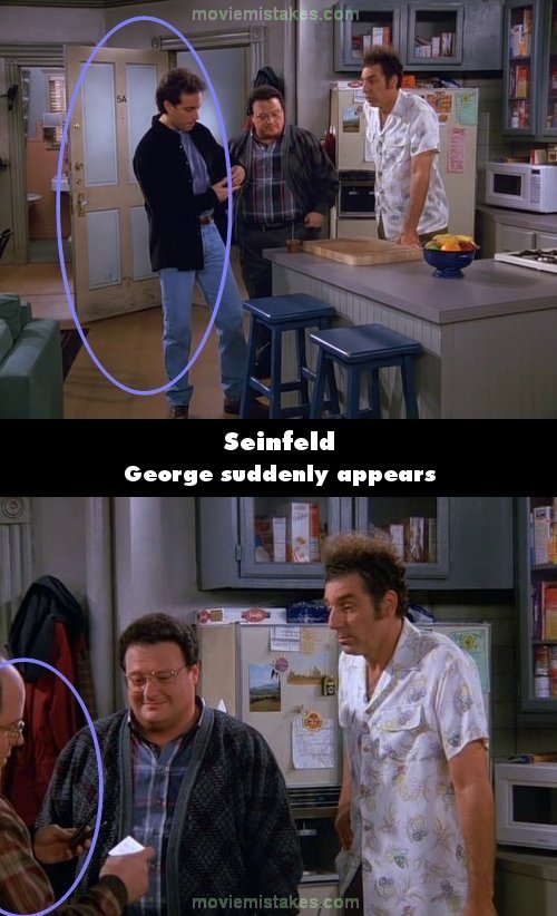 Seinfeld (1990) TV mistake picture (ID 296692)