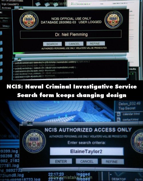 NCIS: Naval Criminal Investigative Service (2003) TV mistake picture ...