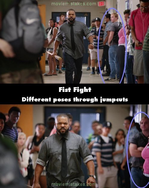 Fist Fight (2017) mistakes