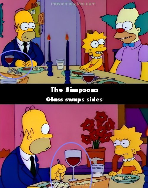 The Simpsons (1989) TV mistake picture (ID 312739)
