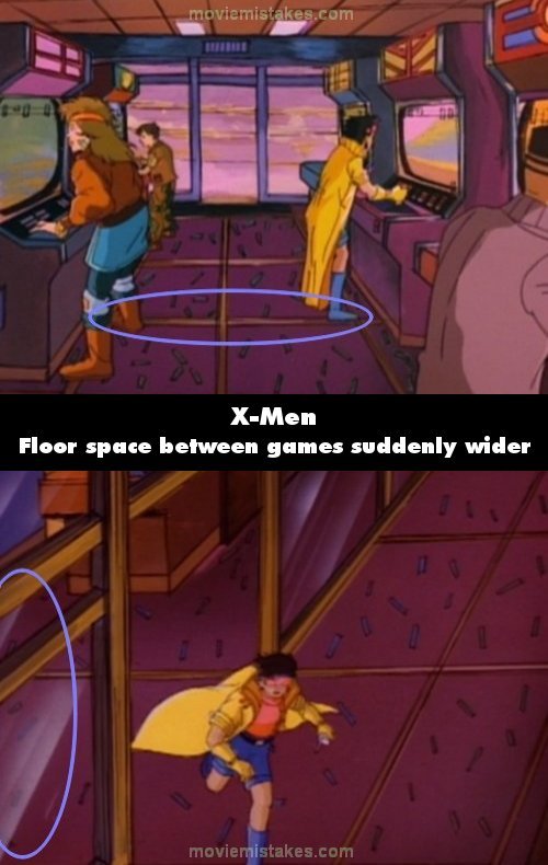 X-Men (1992) TV mistake picture (ID 325561)