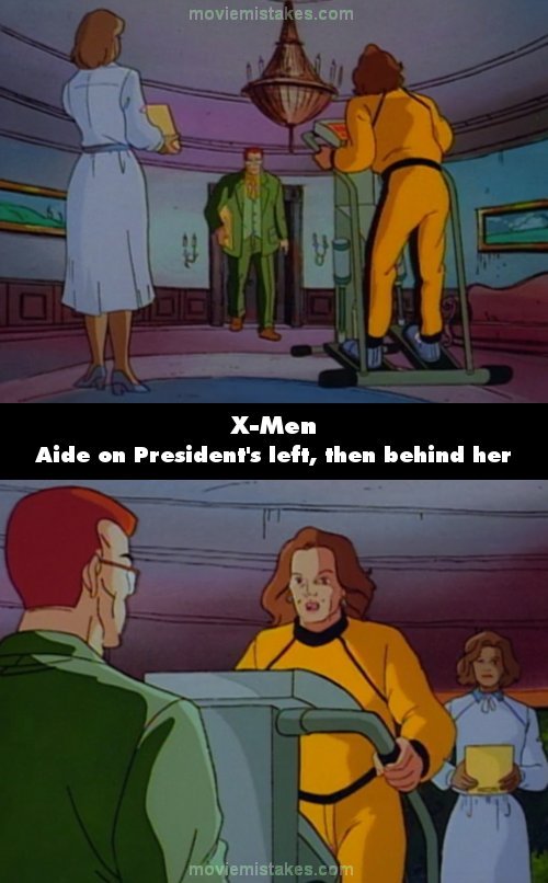 X-Men (1992) TV mistake picture (ID 325590)