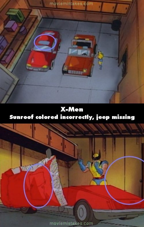 X-Men (1992) TV mistake picture (ID 325968)