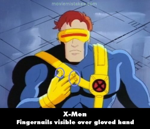 X-Men (1992) TV mistake picture (ID 326006)