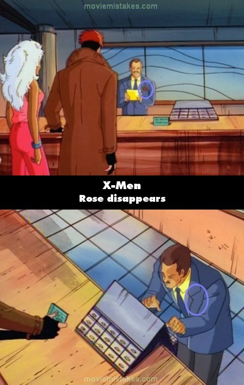 X-Men (1992) TV mistake picture (ID 326347)