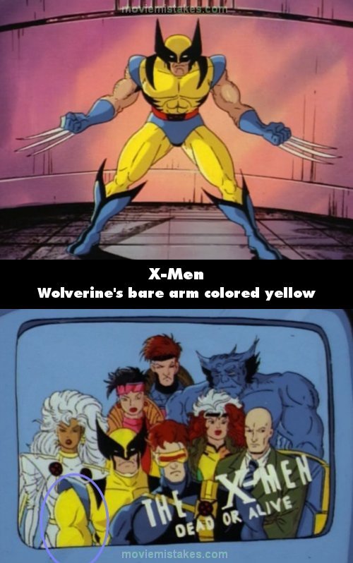 X-Men (1992) TV mistake picture (ID 328251)