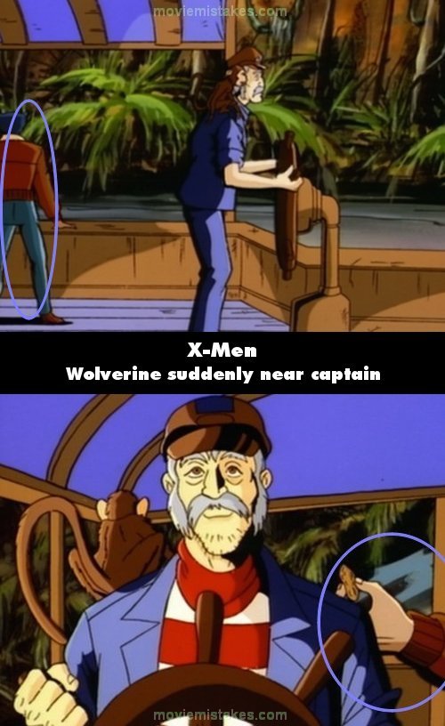 X-Men (1992) TV mistake picture (ID 329019)