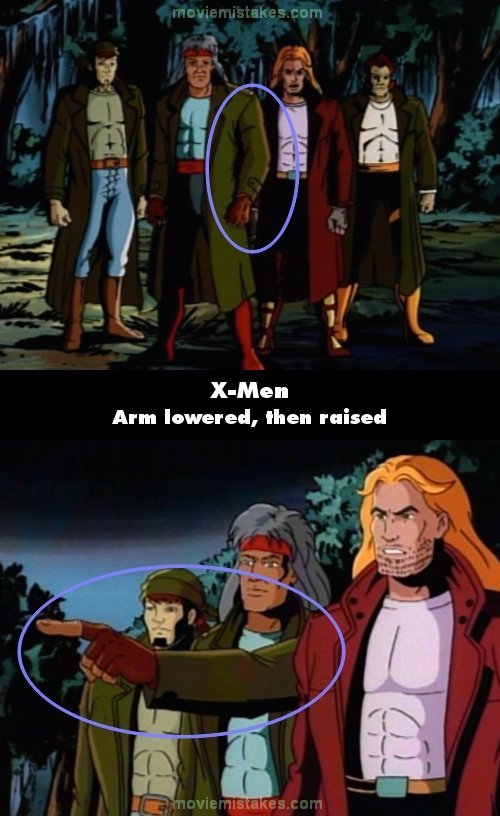 X-Men (1992) TV mistake picture (ID 329252)