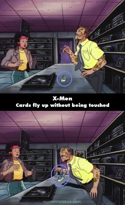 X-Men (1992) TV mistake picture (ID 329335)