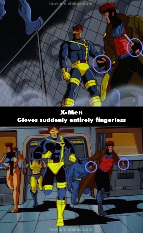 X-Men (1992) TV mistake picture (ID 333182)
