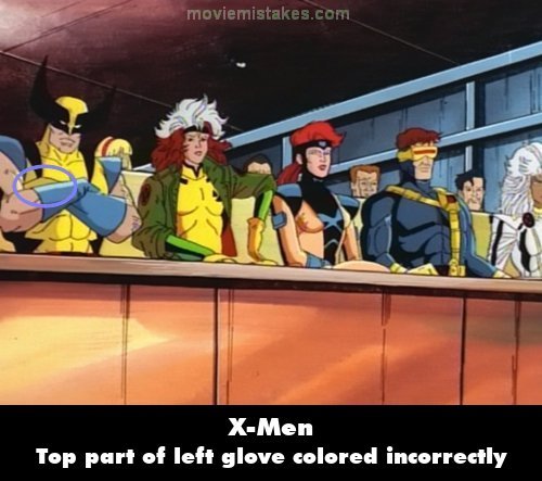 X-Men (1992) TV mistake picture (ID 333537)