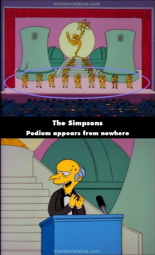 The Simpsons (1989) TV mistake picture (ID 334666)