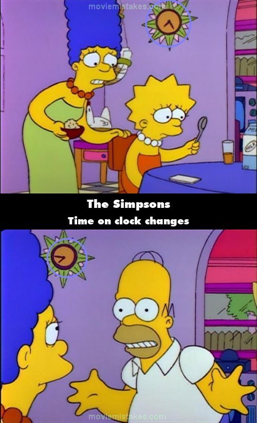 The Simpsons (1989) TV mistake picture (ID 334854)