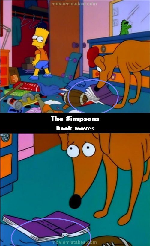The Simpsons (1989) TV mistake picture (ID 334882)
