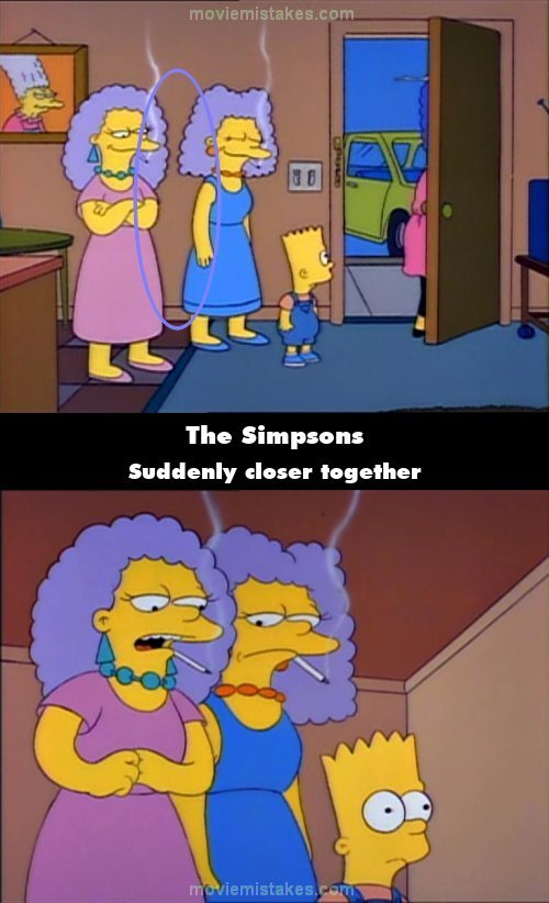 The Simpsons (1989) TV mistake picture (ID 335291)