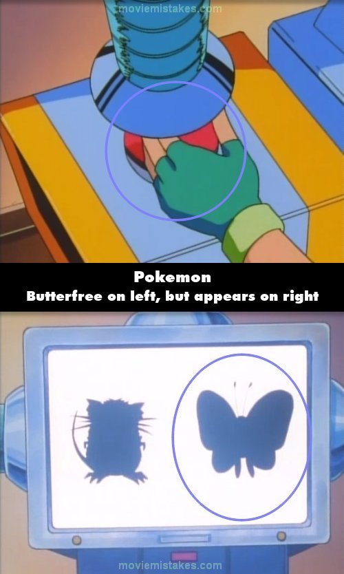 Pokemon (1998) TV mistake picture (ID 345358)