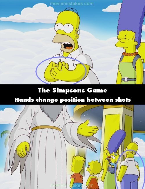 The Simpsons Game (2007) mistake picture (ID 347310)
