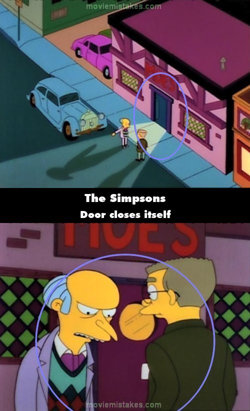 The Simpsons (1989) TV mistake picture (ID 347512)