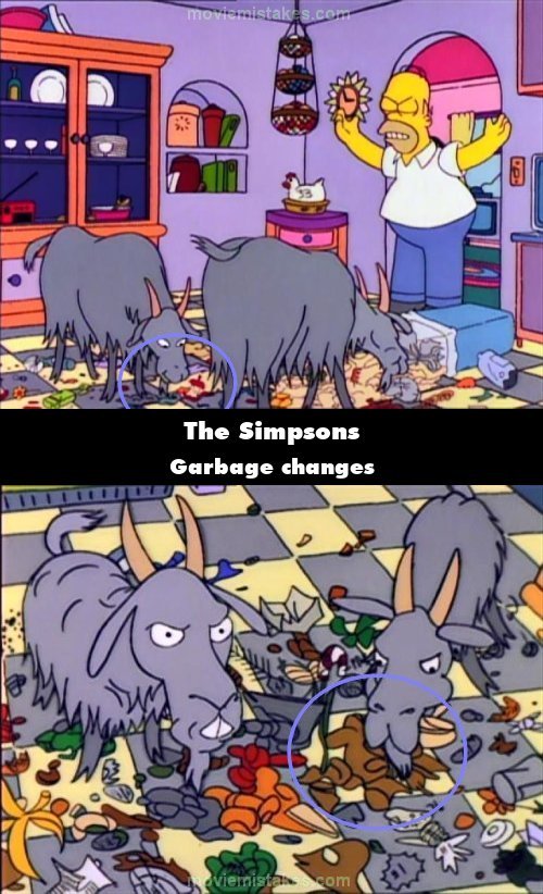 The Simpsons (1989) TV mistake picture (ID 347601)