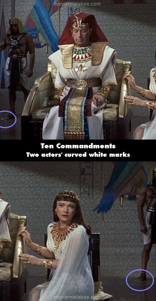 Ten Commandments (1956) movie mistake picture (ID 350970)