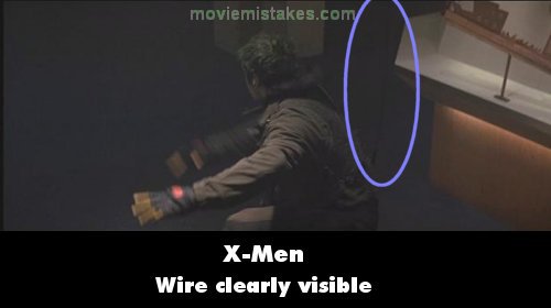 X-Men (2000) movie mistake picture (ID 39838)