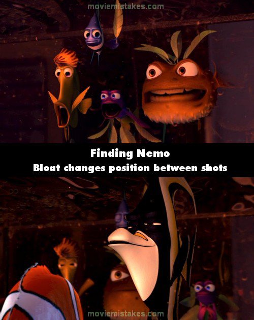Finding Nemo (2003) movie mistake picture (ID 46135)