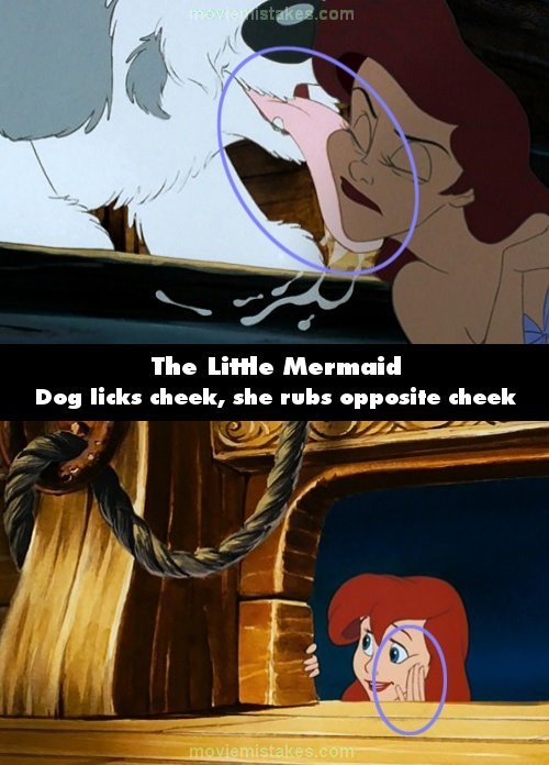 The Little Mermaid (1989) movie mistake picture (ID 4628)
