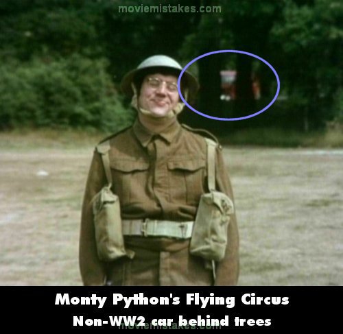 Monty Python's Flying Circus (1969) TV mistake picture (ID 51967)