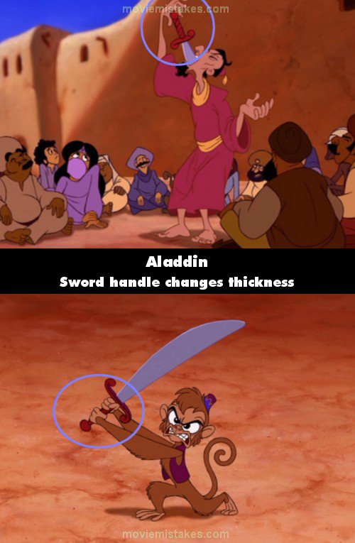 Aladdin (1992) movie mistake picture (ID 61969)