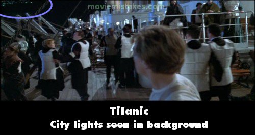 Titanic movie mistake picture 19