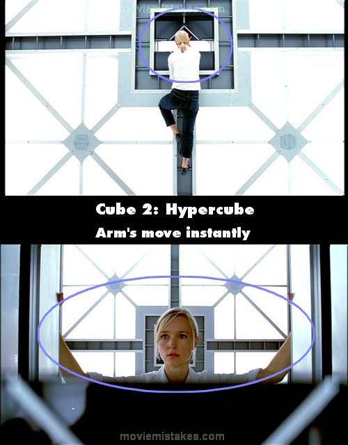 Cube 2: Hypercube (2002) movie mistake picture (ID 81539)
