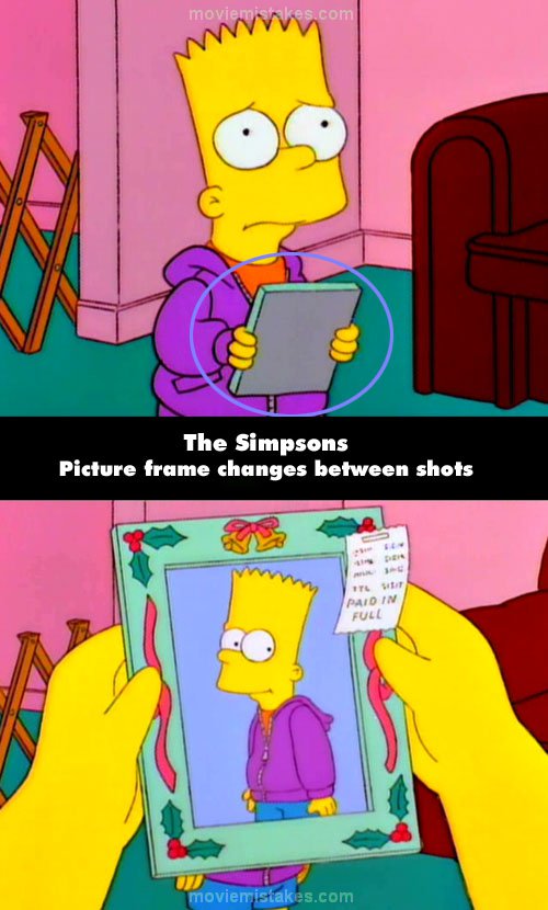 The Simpsons (1989) TV mistake picture (ID 82212)